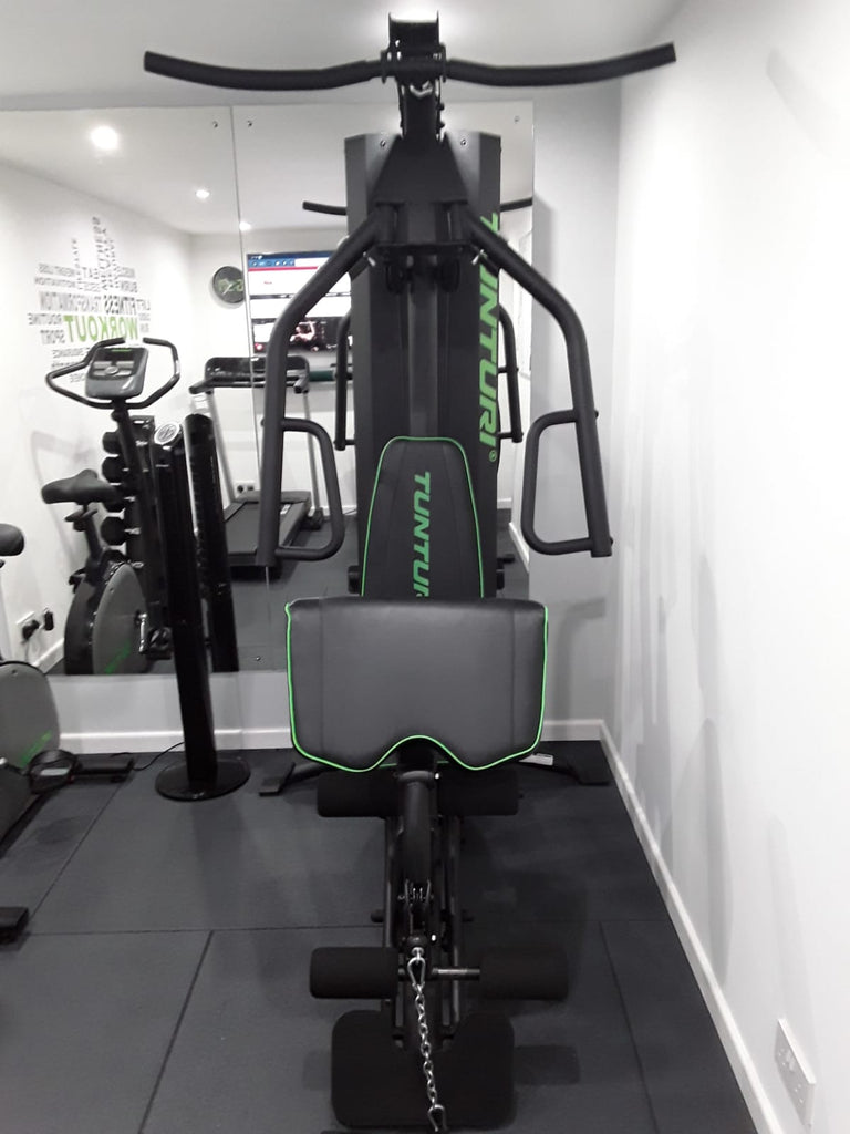 15mm Premium Easy Clean Rubber Floor Tile (GREY) | Best Gym Flooring